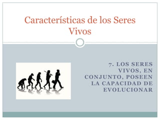 Concepto de Biología/Concepto de vida y sus características | PPTX