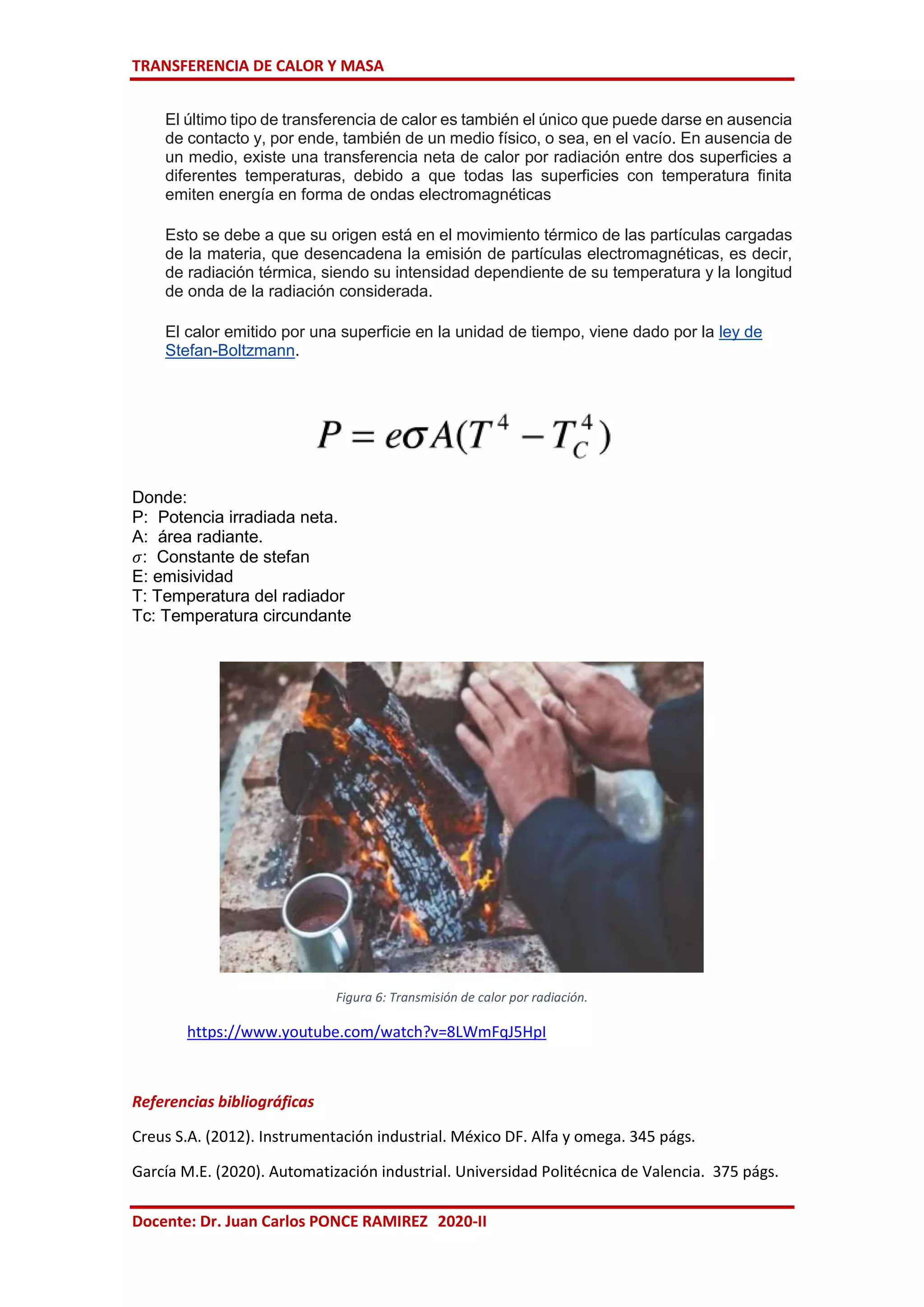 Mecanismos de transmisión de calor | PDF