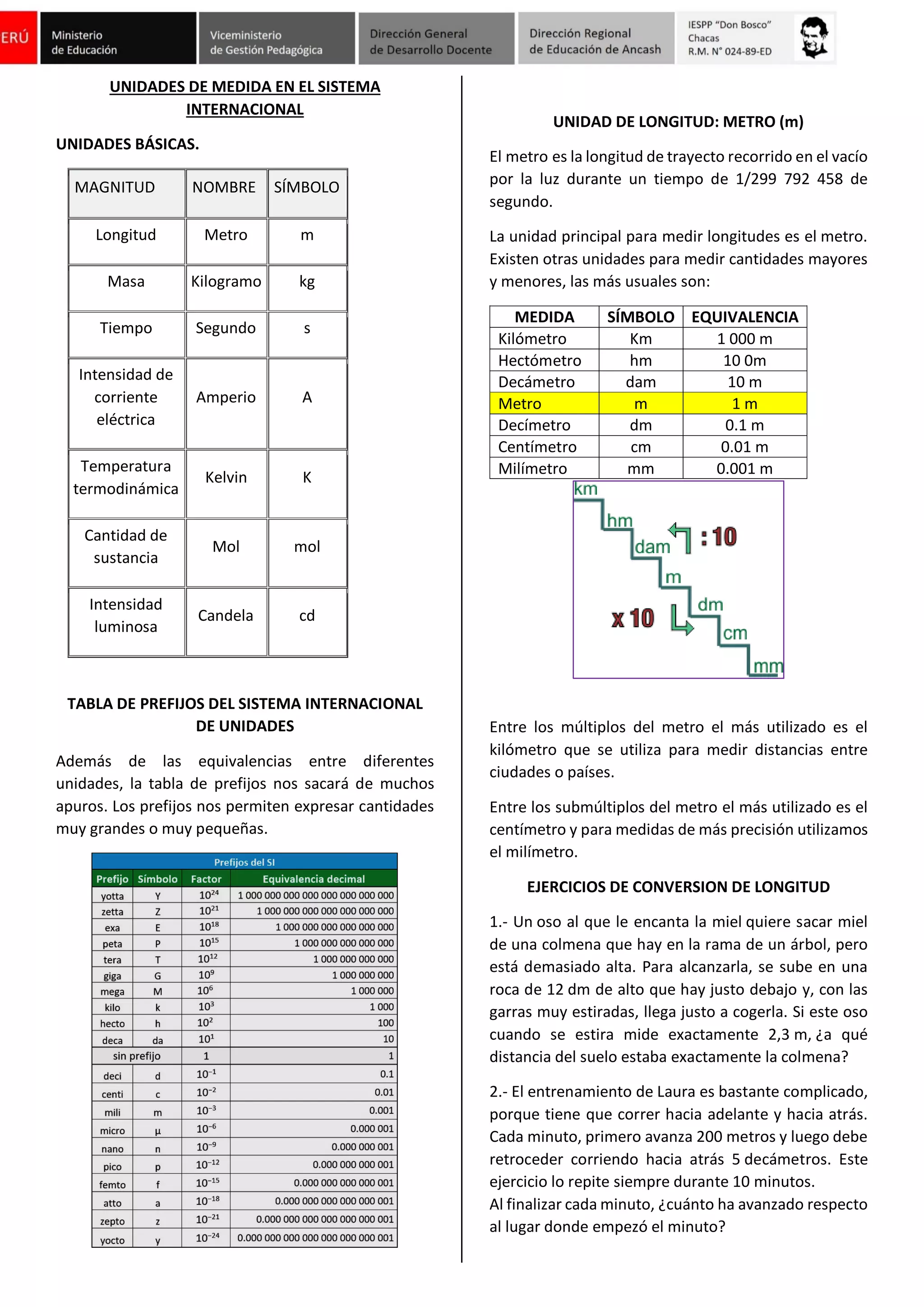 Semana 3 unidades de medida en el sistema internacional | PDF