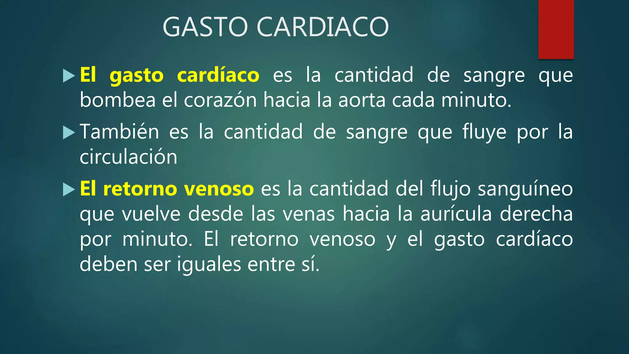Semana 5 gasto cardiaco | PPTX