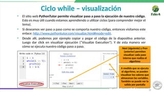 SEMANA 5 CICLOS WHILE en python con ejemplos y ejercicios | PPTX