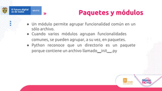 Semana 6 Módulos en Python Entrega 1 | PDF