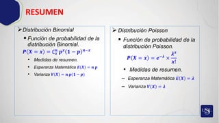 Semana 6 - Sesiones 16, 17 y 18 - Distribucion Binomial y Poisson.pptx