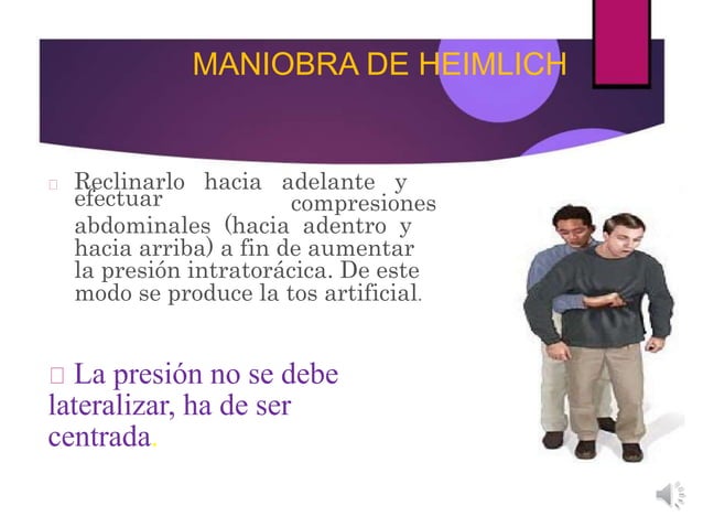 ASFIXIA Y HEIMLICH.pptx- Dr. Guillermo Contreras Nogales. | PPT