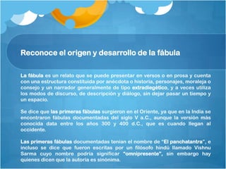 SEMANA 7: FABULA, SUS ORIGENES | PPTX