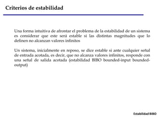estabilidad de los sca | PPTX