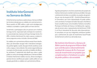 Semana do BEBÊ - todos juntos pela primeiríssima infância! | PDF
