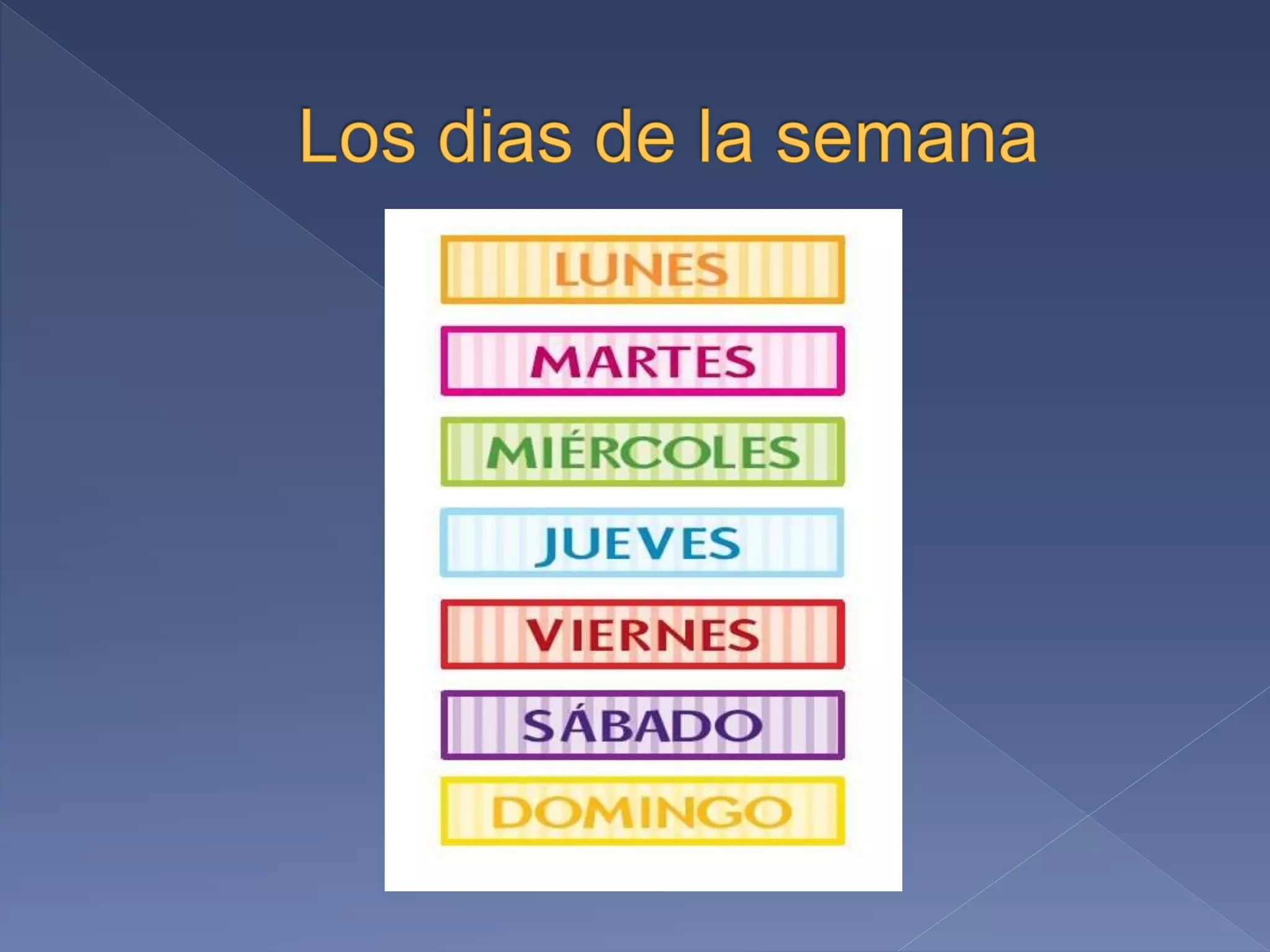 Semana, meses, estaciones | PPTX