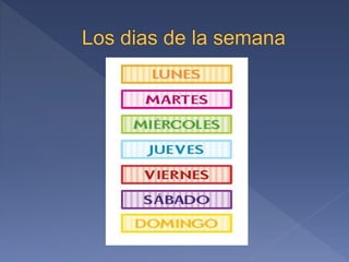 Semana, meses, estaciones | PPTX