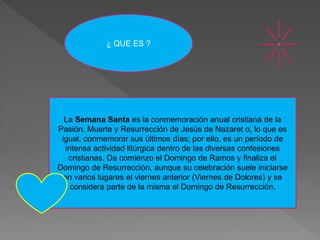 Semana santa | PPTX