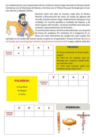 La Semana Santa para niños | PDF