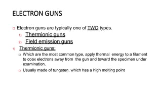Electron microscope | PPTX
