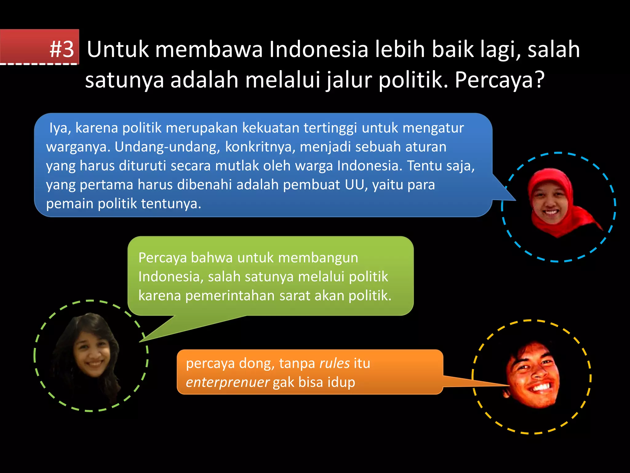 [plan politika] Politik dan Pemuda Indonesia : Semangat Sumpah Pemuda, Masihkah Ada? (Slide by ...
