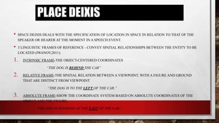 anaphora and deixis | PPTX