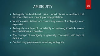 Semantic interpretation | PPTX
