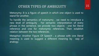 Semantic interpretation | PPTX