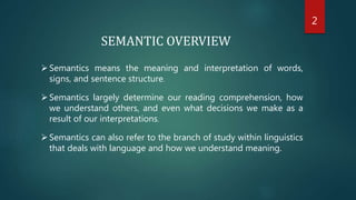 Semantic interpretation | PPTX