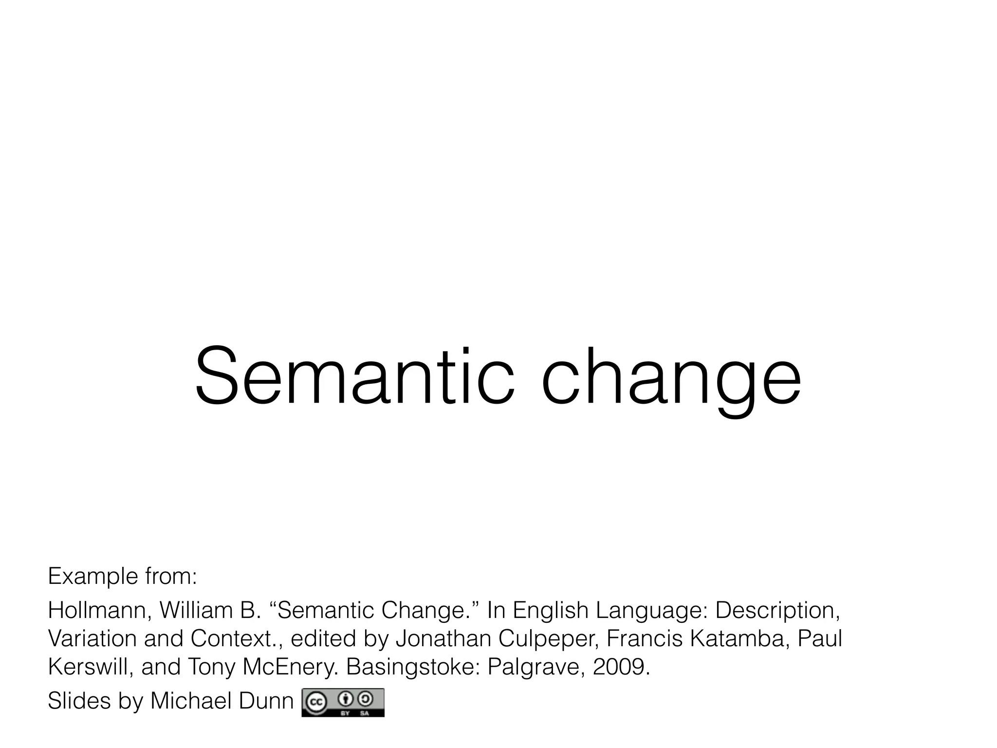Semantic change 'silly' | PDF