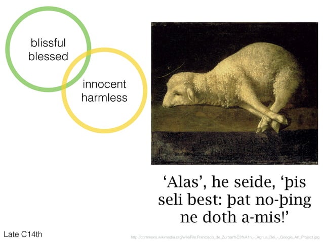 Semantic change 'silly' | PDF