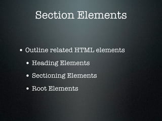 Semantic markup - Creating Outline | PDF | Web Design and HTML | Internet