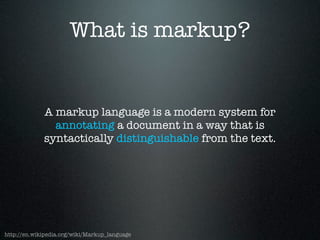 Semantic markup - Creating Outline | PDF | Web Design and HTML | Internet