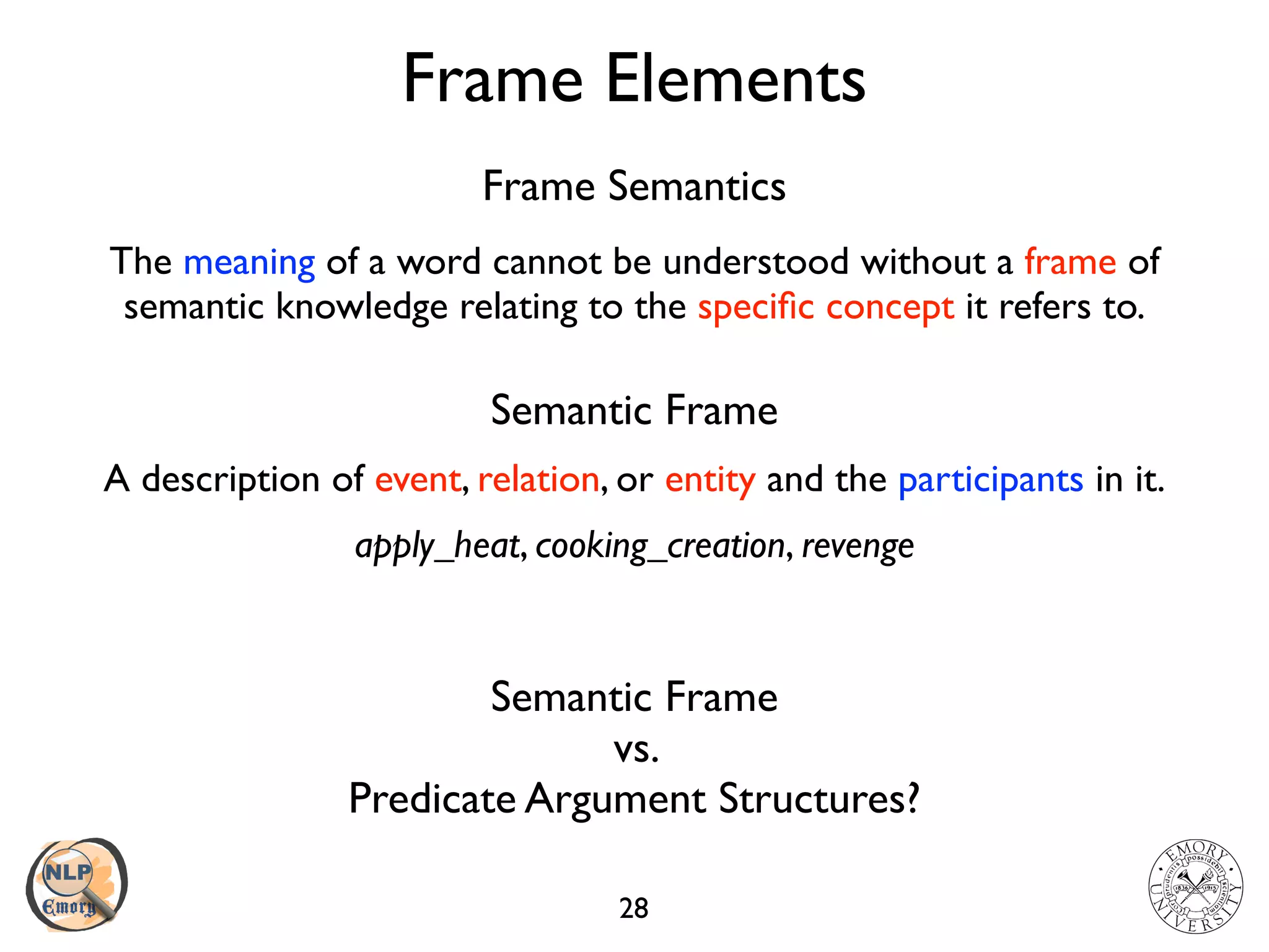 Semantic Role Labeling | PDF