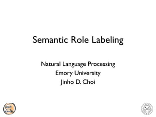 Semantic Role Labeling | PDF | Programming Languages | Computing