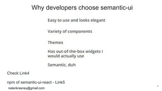 Introduction to Semantic ui-react | PDF