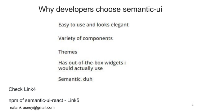 Introduction to Semantic ui-react | PDF