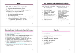 Semantic Web and Machine Learning Tutorial | PDF | Databases | Computer Software and Applications
