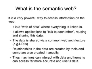 Building a semantic website | ODP