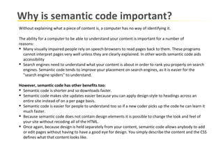 Semantically Correct And Standards Compliance Html | PPT