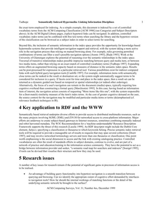 Semantically indexed hypermedia linking information disciplines | PDF | Databases | Computer ...