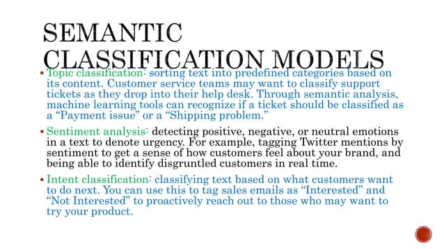 Semantic analysis | PPSX