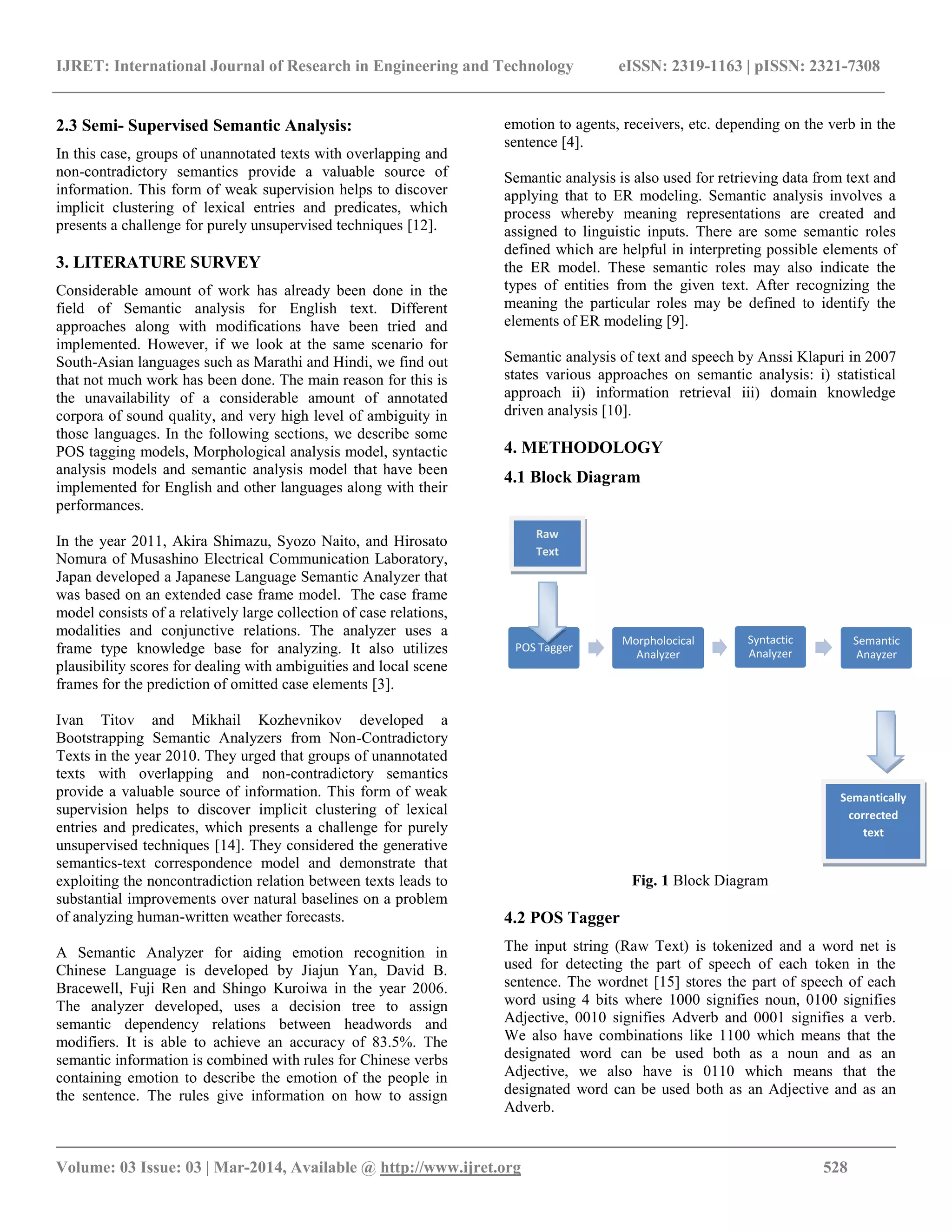 Semantic analyzer for marathi text | PDF
