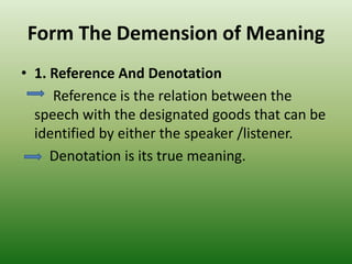 Semantic and pragmatic | PPTX