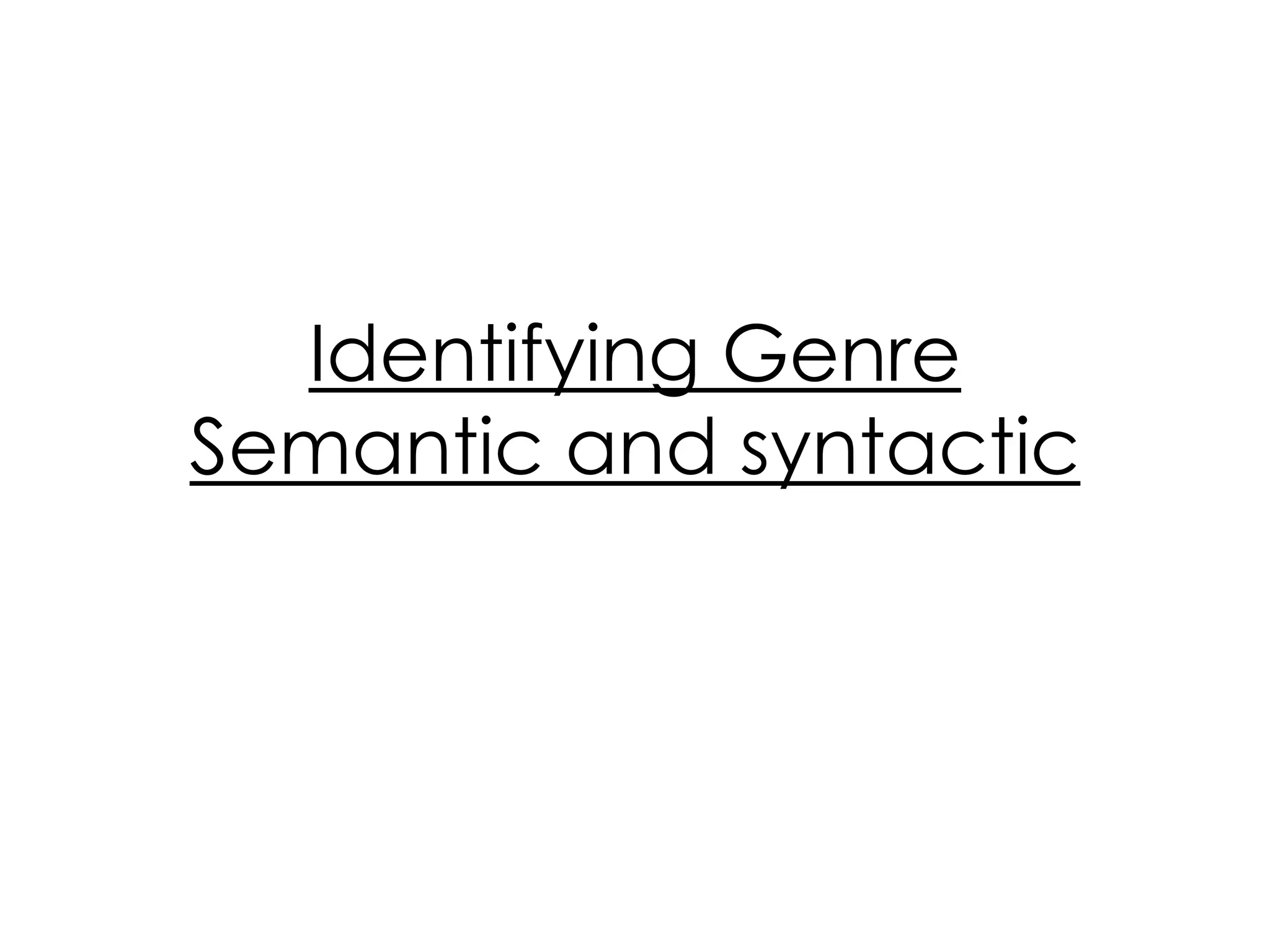 Semantic and syntactic | PPT