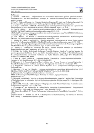 Semantic based automatic question generation using artificial immune system | PDF