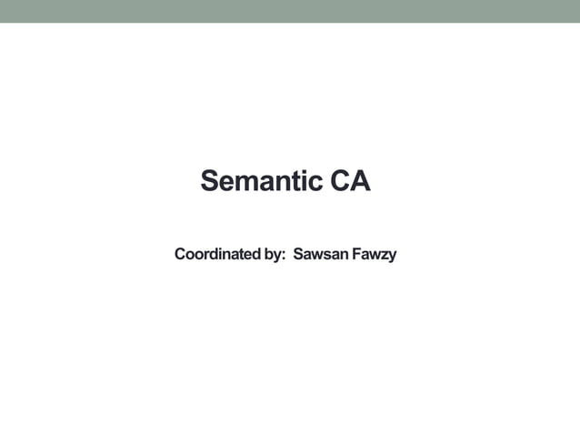 Semantic Contrastive Analysis | PPTX
