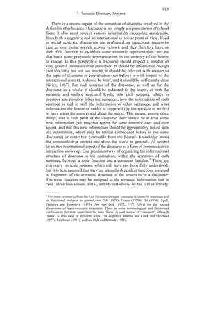Semantic discourse analysis | PDF