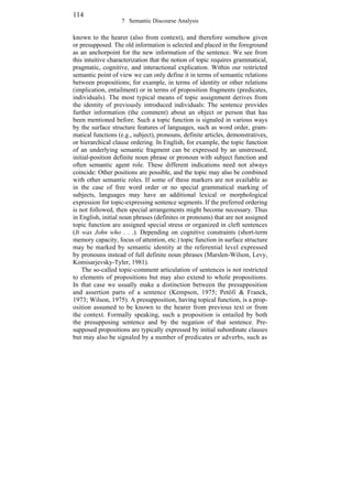Semantic discourse analysis | PDF