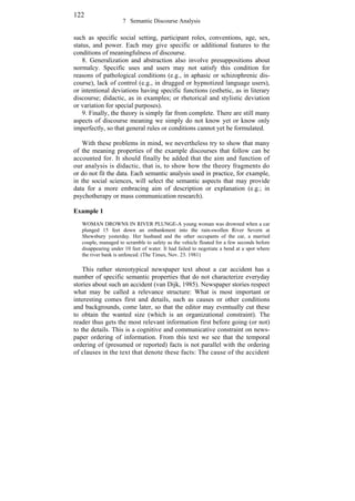 Semantic discourse analysis | PDF