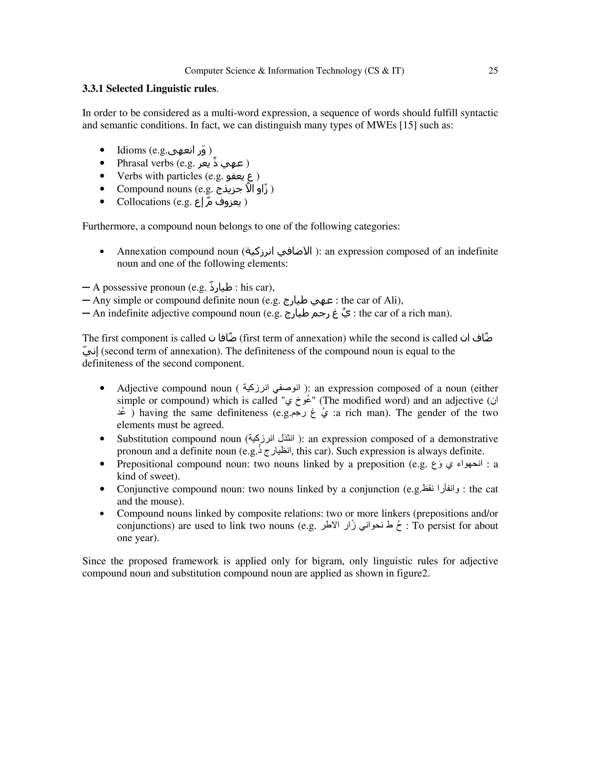 Semantic extraction of arabic | PDF