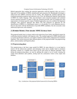 Semantic extraction of arabic | PDF