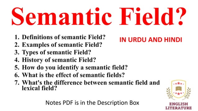 Semantic Field.pptx