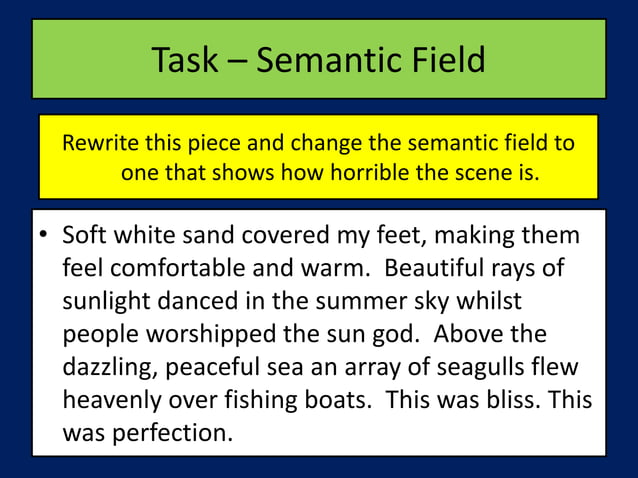Semantic Field for Year 7 students English.pptx