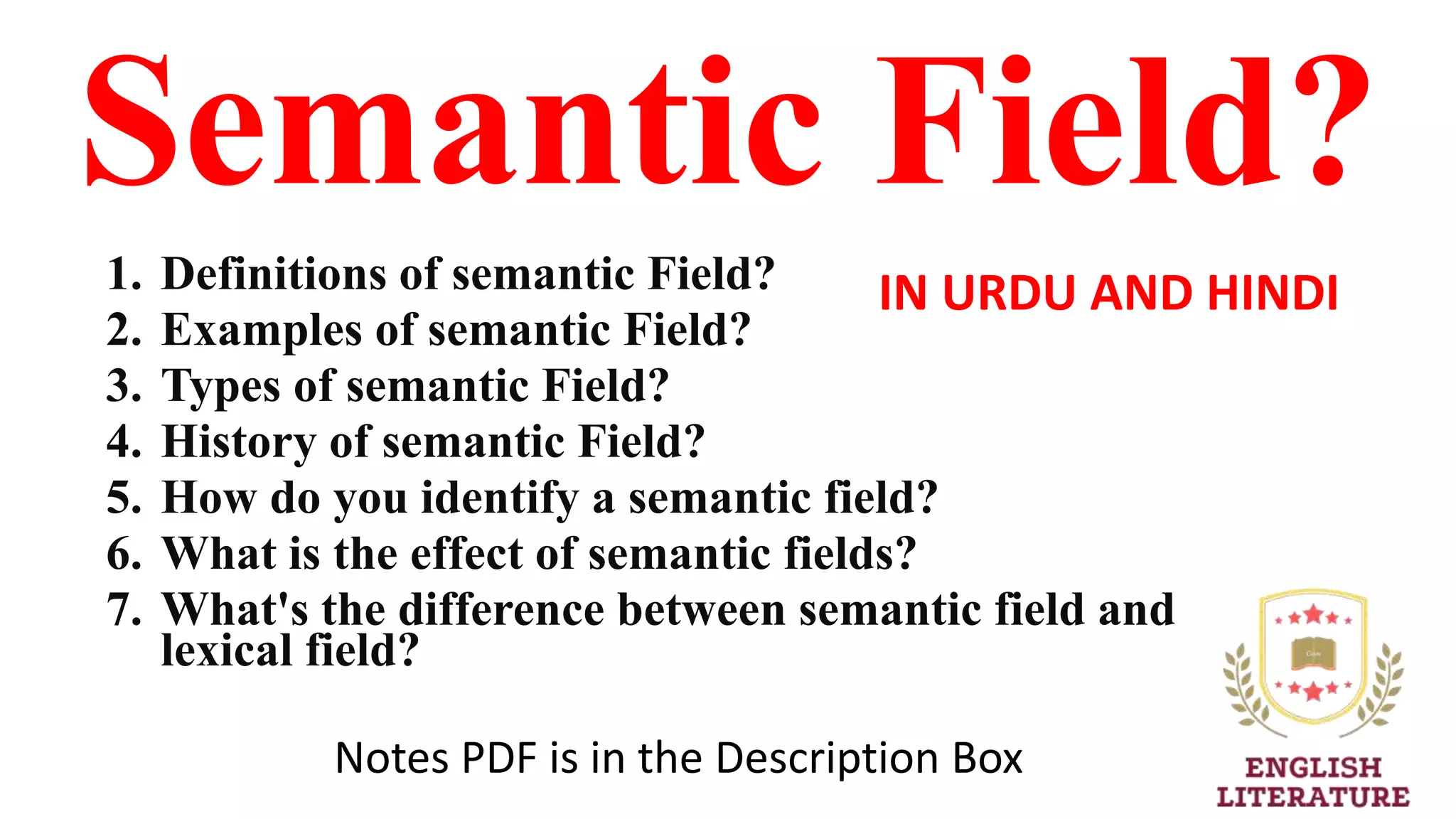 Semantic Field (1).pptx