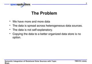 Semantic Integration of Relational Data Sources With Topic Maps | PPT