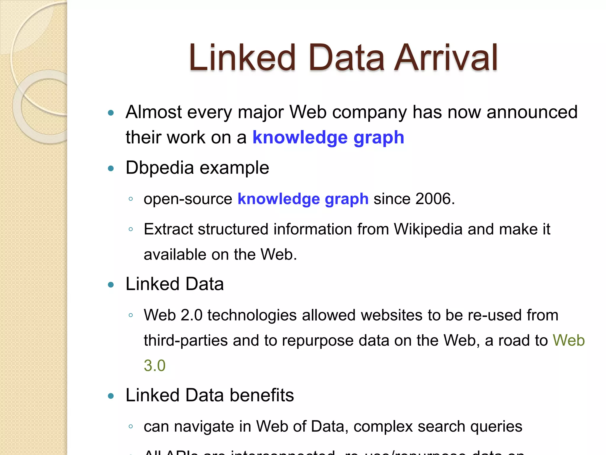 Semantic Linked Data | PPT