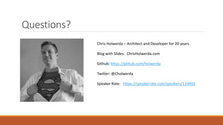 Semantic logging with etw and slab from DCC 10/16 | PPT